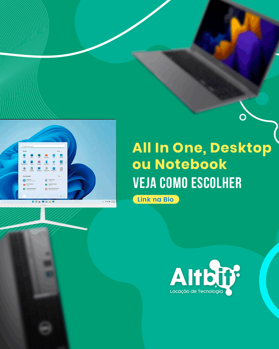 All In One Desktop Ou Notebook Veja Como Escolher Altbit Locação